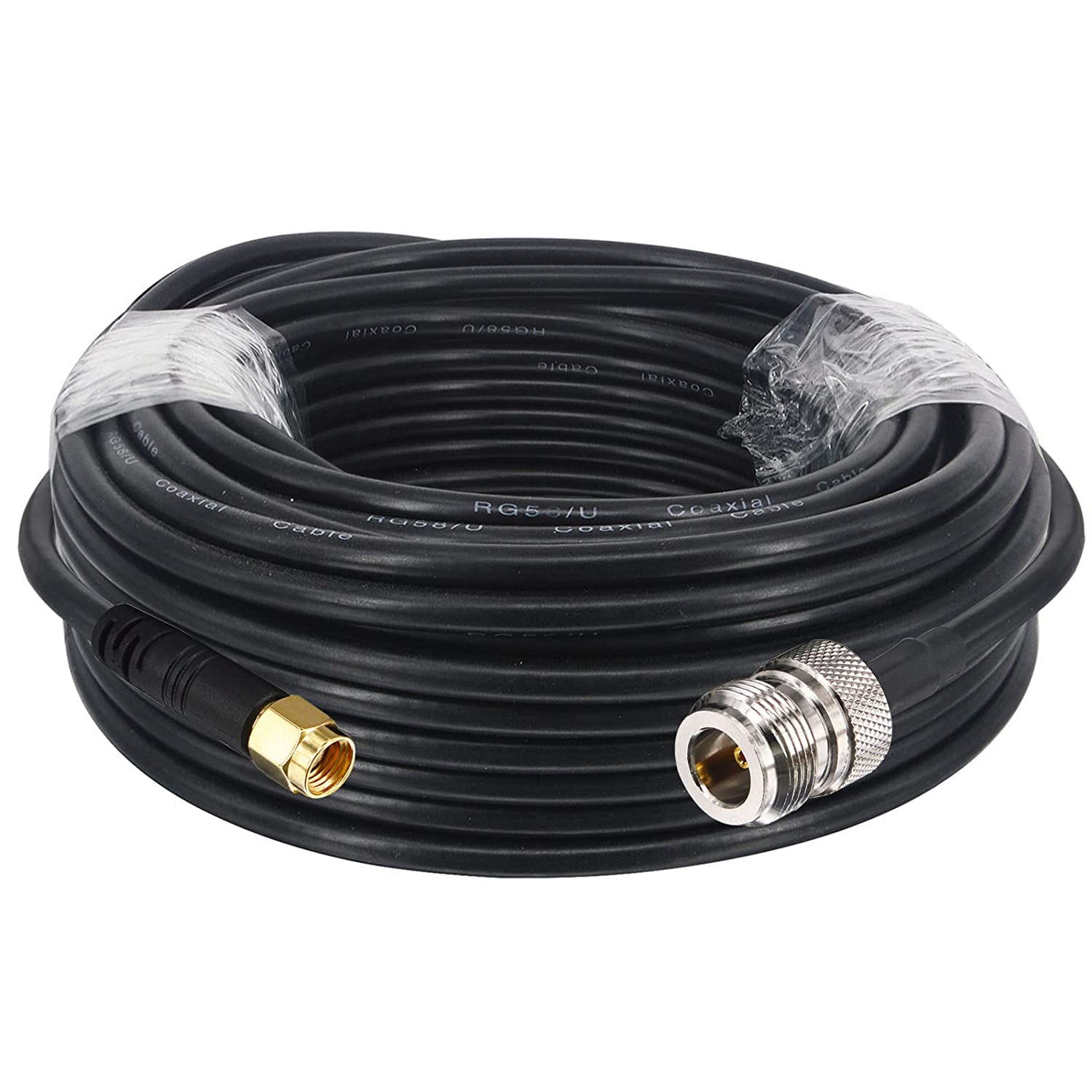 RG58- N-Type Female to RP-SMA Female Low Loss Coaxial Cable for LoRa ...